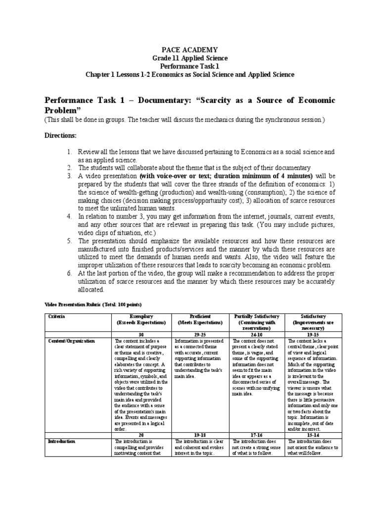 G11 ABM Economics-PT 1 | PDF | Resource | Economics