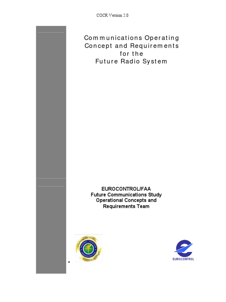 Cocr Future Radio System v.2 | PDF | Air Traffic Control | Unmanned ...