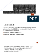 Maths Standard & Basic 2025-26 | PDF