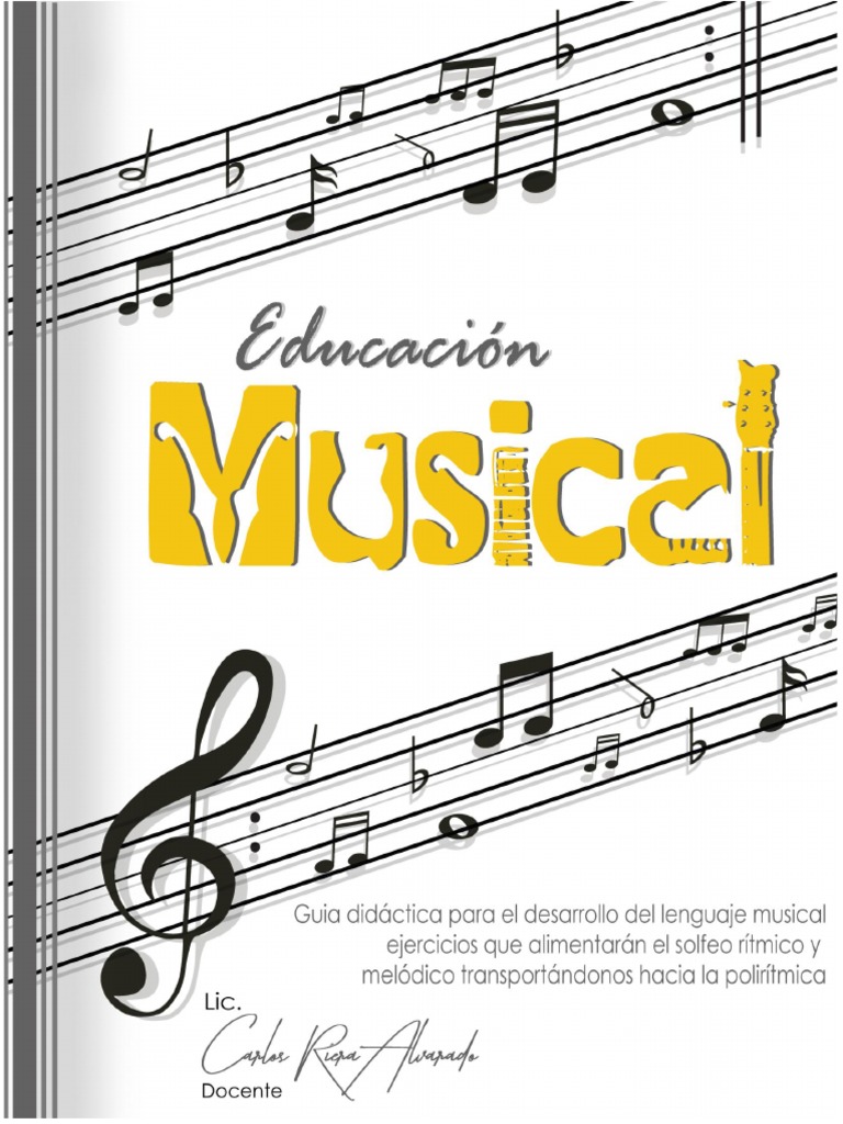 Guía Didáctica de Educación Musical | PDF | Sonido | Clave