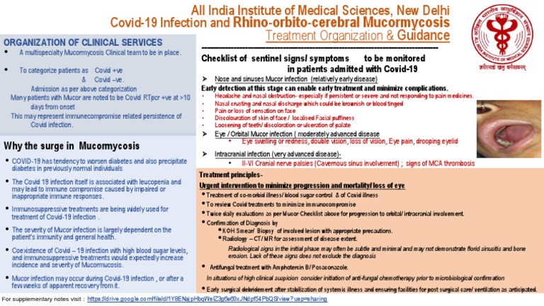 Mucormycosis Clinical Care Guidelines | PDF | Infection | Epidemiology