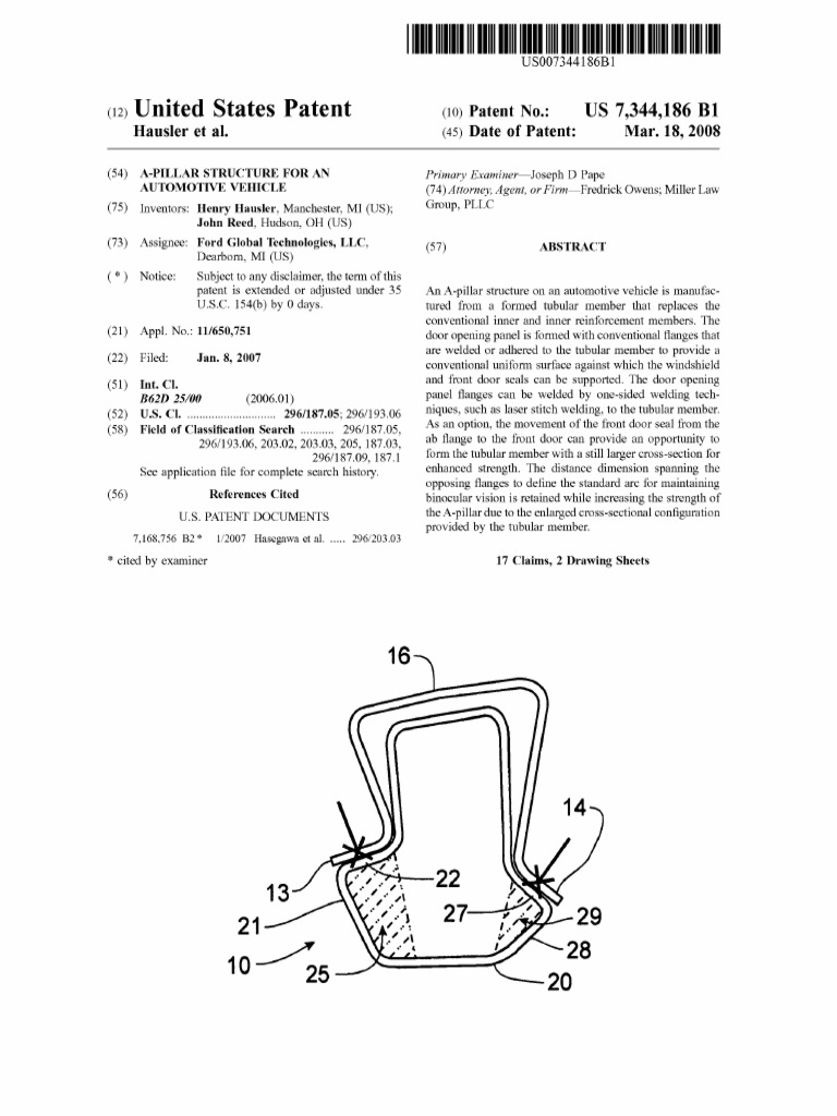 Automotive A-Pillar Innovation | PDF | Welding | Construction