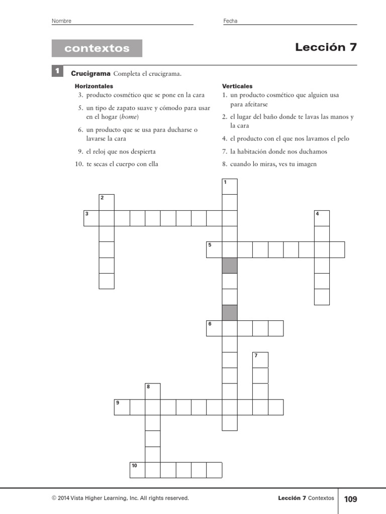 Leccion 7 Vocab P. 260 Practice Sheets | PDF | Ocio | Deportes