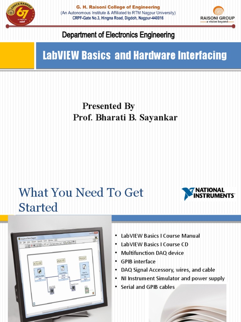 Labview RM | PDF | Computer Terminal | Analog To Digital Converter
