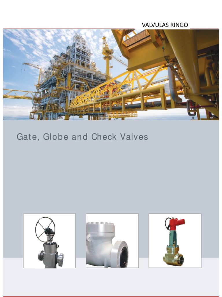 Ringo Gate Globe Check Valves | PDF | Valve | Steel