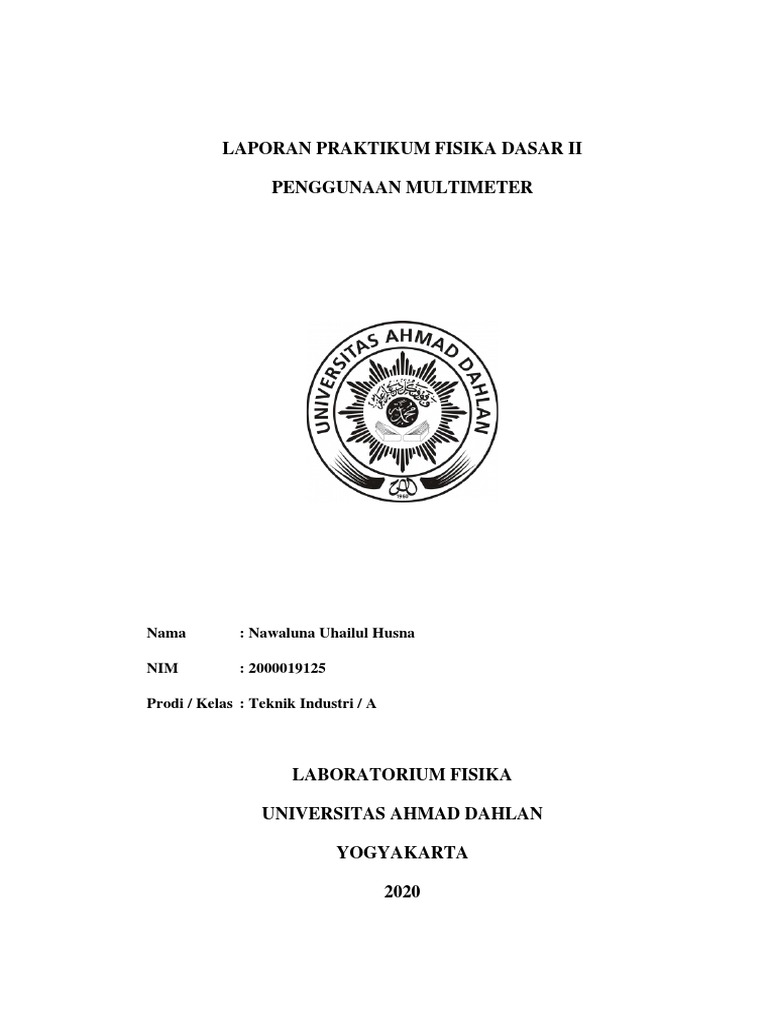 Pengenalan Multimeter | PDF | Sains & Matematika | Teknologi & Rekayasa
