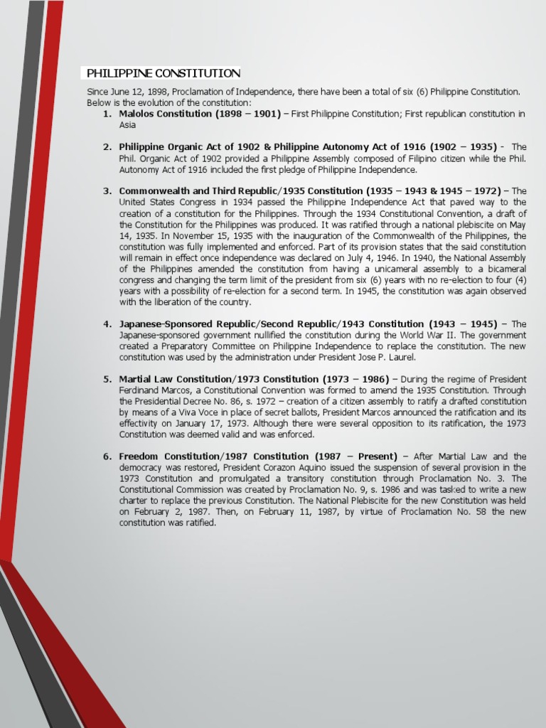 Philippine Constitution | PDF | Policy | Government