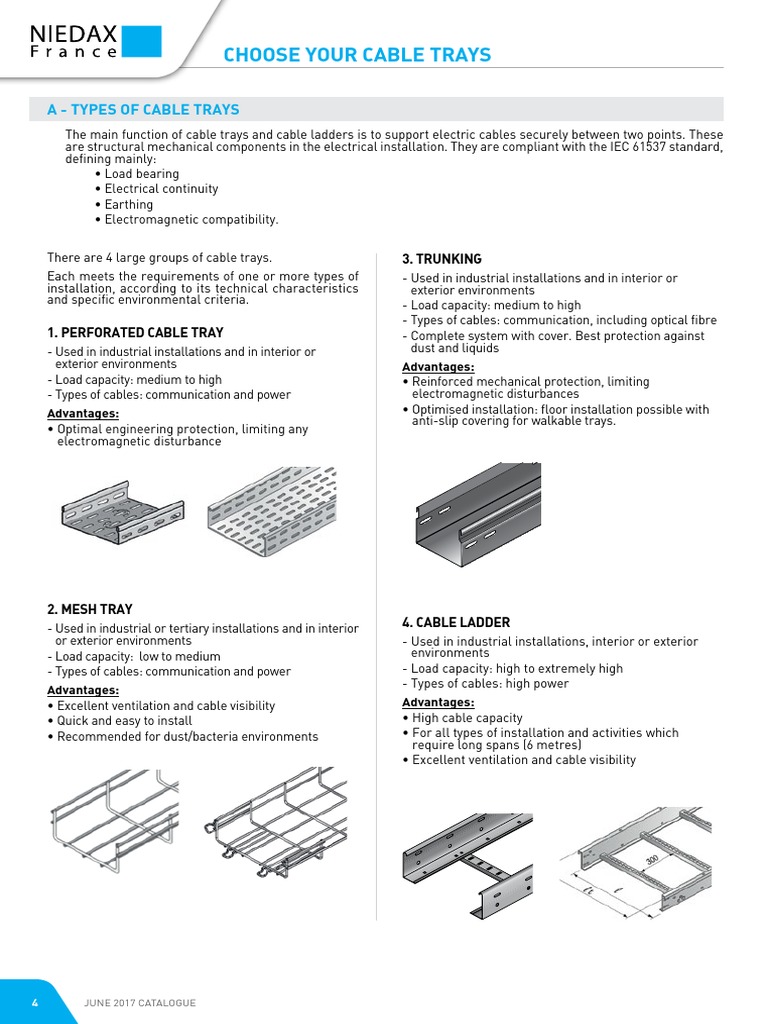 Choose Your Cable Trays | PDF | Electrical Wiring | Electromagnetic ...