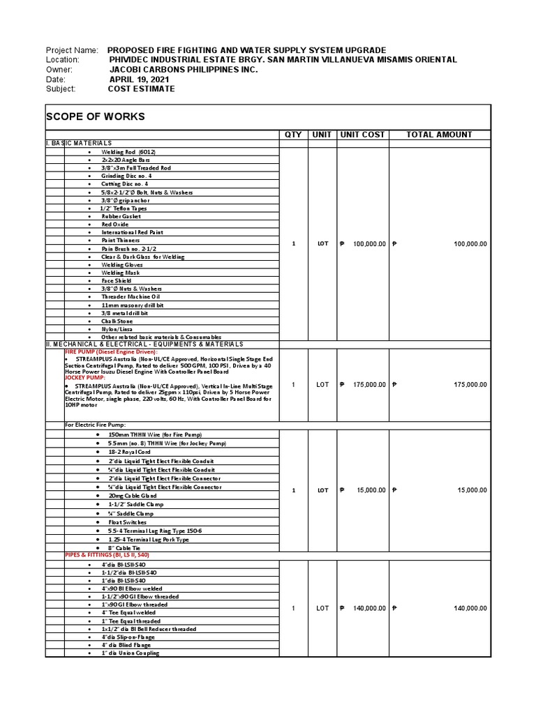 EDITED BOM For 4 Projects | PDF | Equipment | Machines