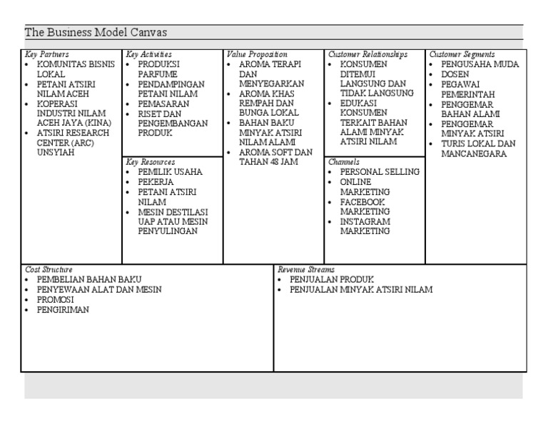 BMC Editable TPL | PDF