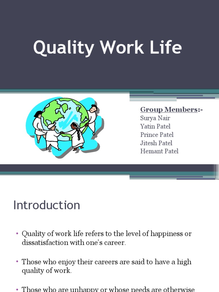 Quality Work Life | PDF | Employment | Motivational