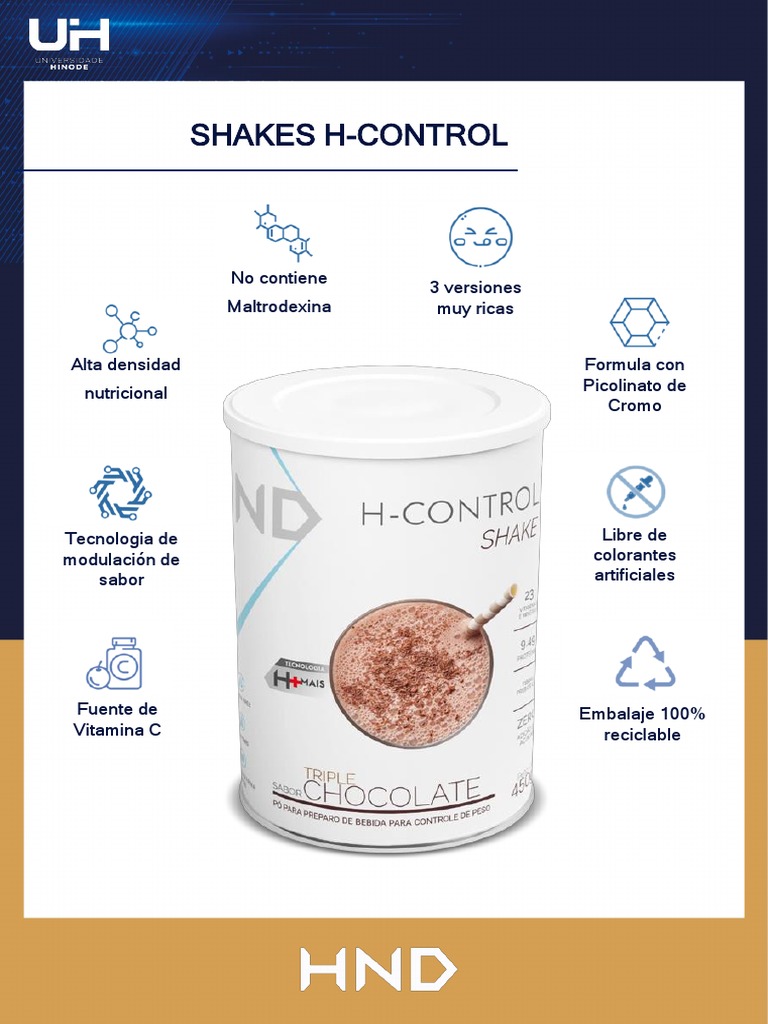 Shakes H Control | PDF | Alimentos | Nutrición