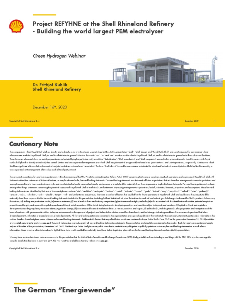 Project REFYHNE at The Shell Rhineland Refinery - Building The World ...