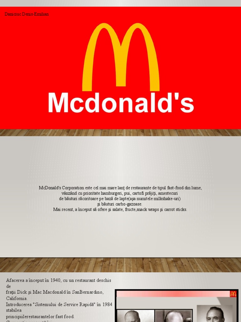 Mcdonalds | PDF