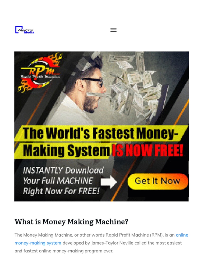 Money Making Machine | PDF