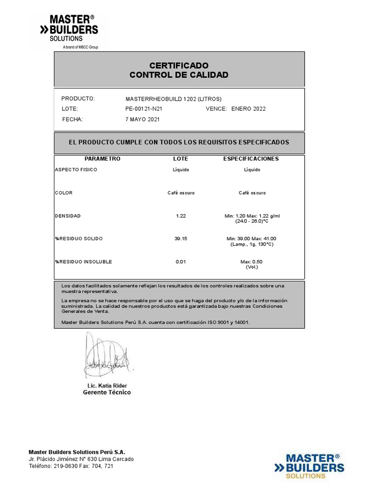 MasterRheobuild 1202 PE-0121-N21 | PDF