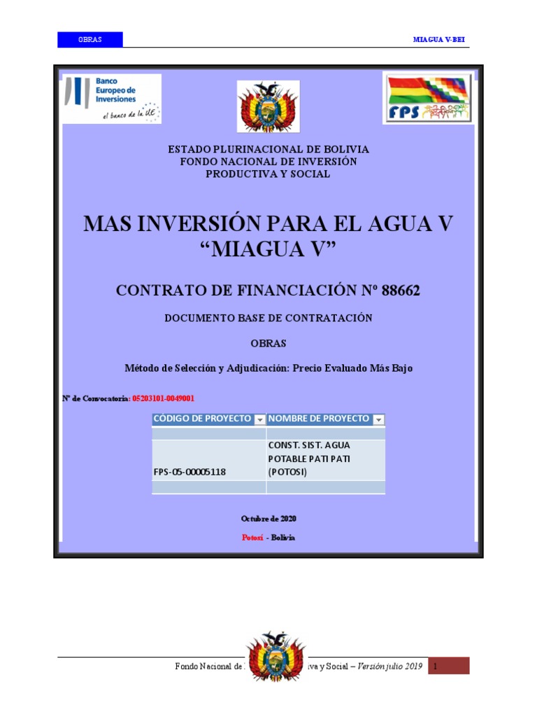 Dbc-Proyecto Pati Pati | PDF | Bolivia | Empresas
