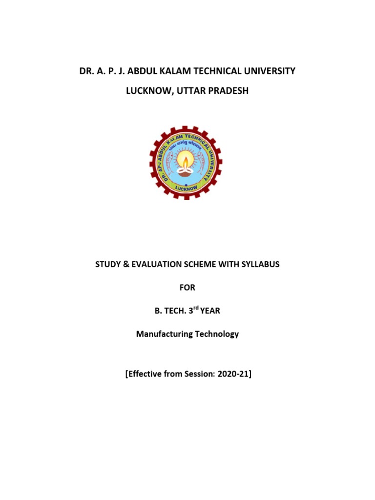 B.Tech Manufacturing Curriculum | PDF | Heat Transfer | Thermal Conduction