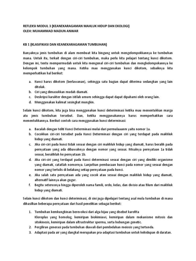 Refleksi Modul 3 | PDF
