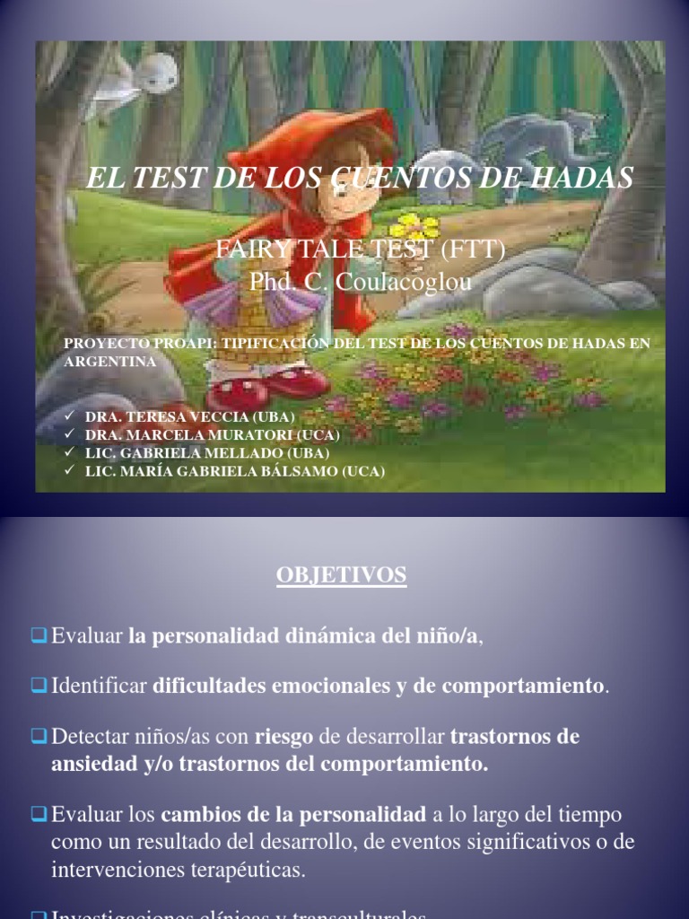 Test de Cuentos de Hadas en Niños | PDF | Blanco como la nieve | Vejez