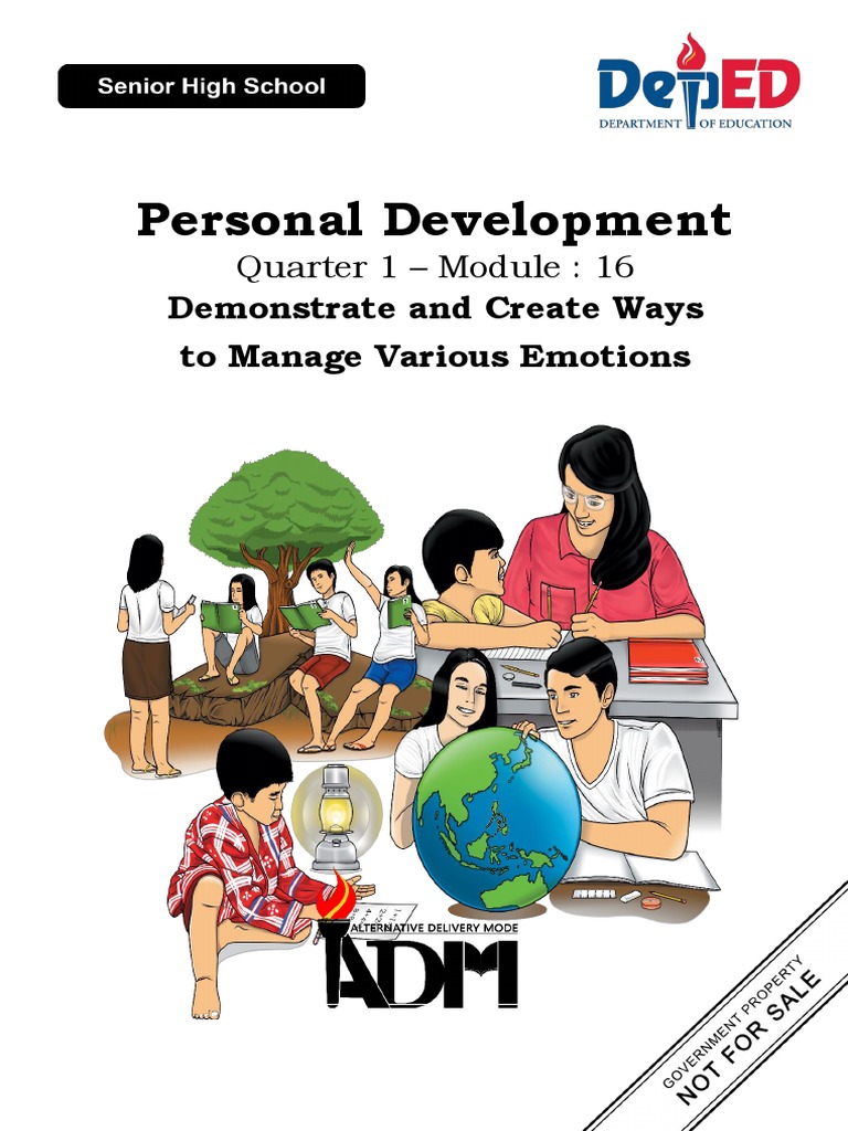 Personal Development: Demonstrate and Create Ways To Manage Various ...