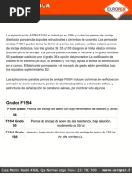 FT Perno de Anclaje ASTM F1554 Gr. 36 ANCLAS VIRSO® | PDF | Tornillo ...