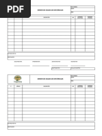 Formato Vale de Entrada de Mercancia de Almacen | PDF