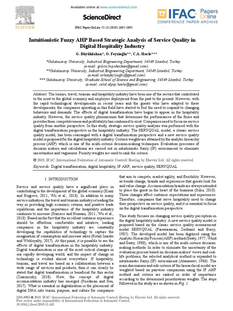 Fuzzy AHP | PDF | Turkey | Decision Making