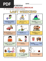 Past Time Words: Grammar Worksheet | PDF | Language Mechanics | Grammar