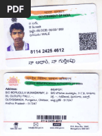 PAN Card | PDF | Finance & Money Management