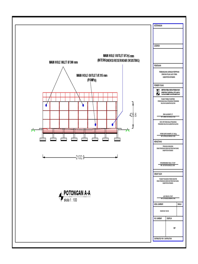 Pembangunan Jaringan Perpipaan 1500 m3 | PDF