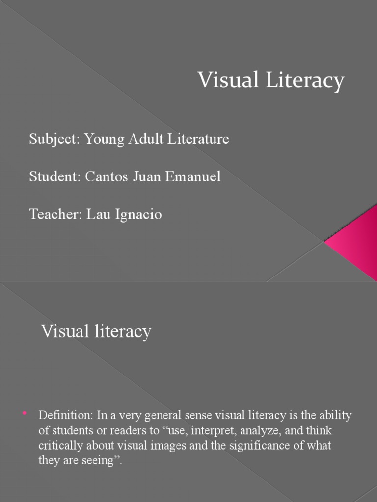 Understanding Visual Literacy | PDF | Science & Mathematics