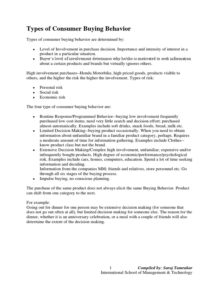 Understanding Consumer Purchase Behavior: A Comprehensive Overview of ...