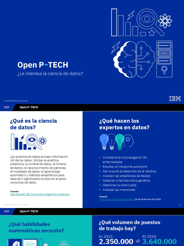 Data Science Infographic Es Pdf Estadísticas Informática