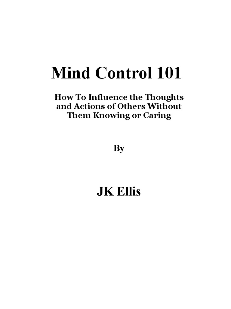 Excerpt Mind Control 101 | PDF | Mind | Neuro Linguistic Programming