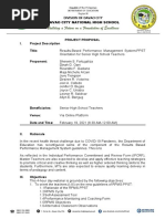 Project Monitoring Report Form-Sip | PDF | Reading Comprehension ...