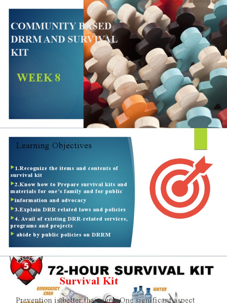 Community-Based DRRM Survival Kit Guide | PDF | Disaster Risk Reduction ...