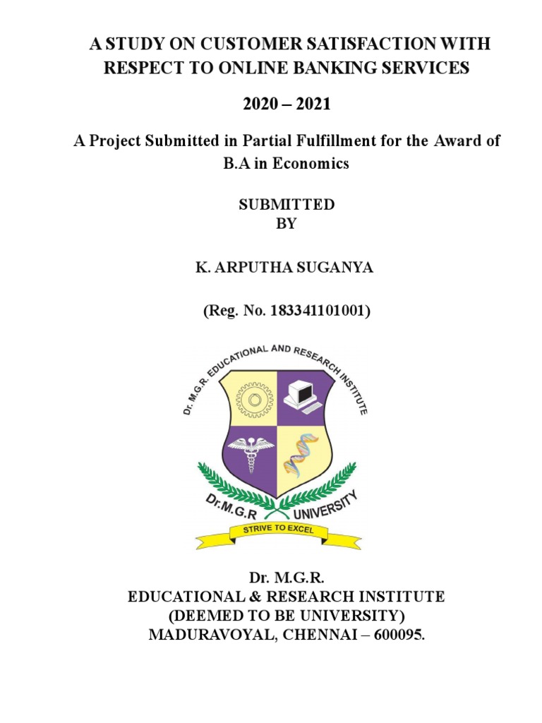 Economics - Research Project Front Page 2021 - Final | PDF ...