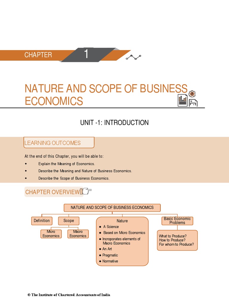 Nature and Scope of Business Economics: Unit - 1: Introduction | PDF ...