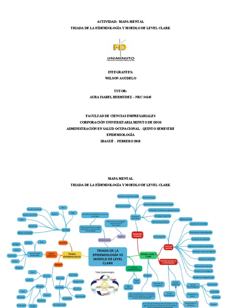 Act Mapa Mental Triada Epidemilog+oia y Modelo Level Clarck | PDF | Relaciones personales ...