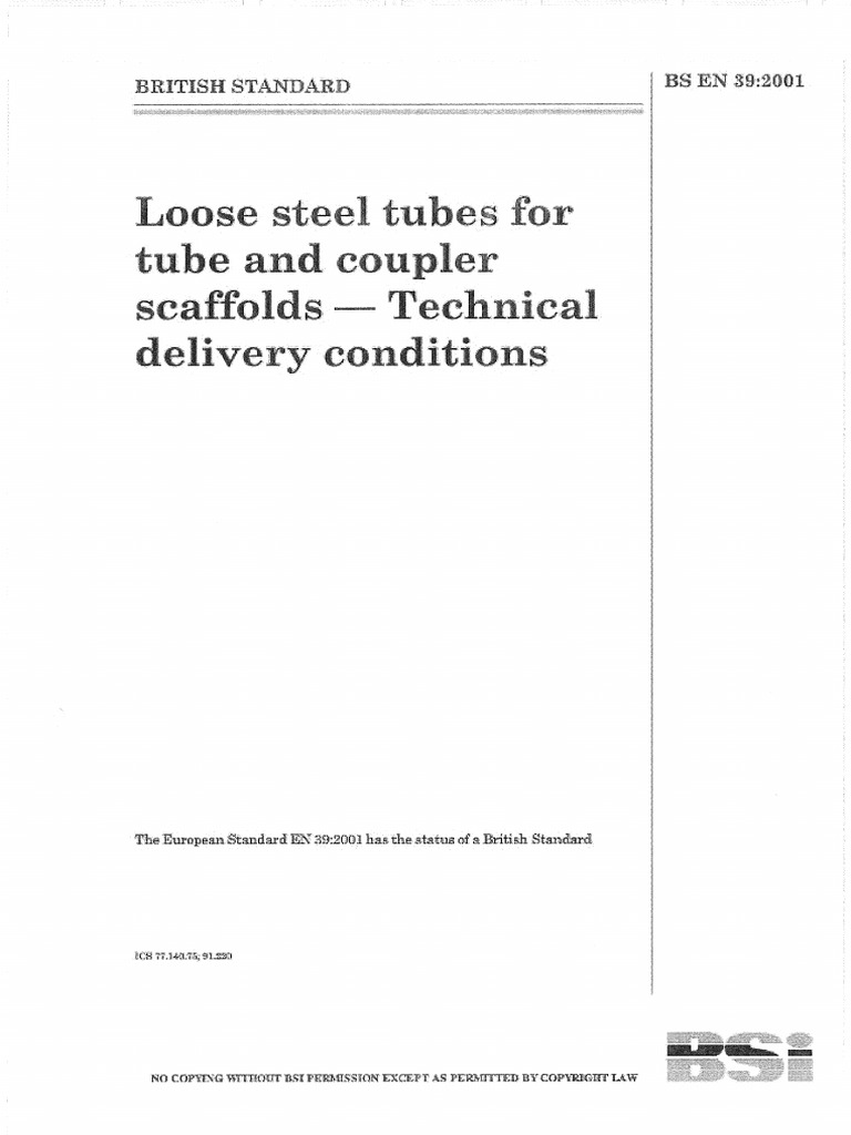 BS en 39 2001 PDF | PDF