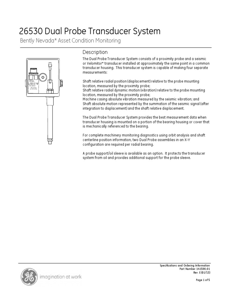 Dual Probe Transducer System | PDF | Mechanical Engineering ...