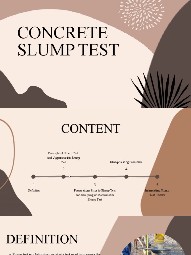 Concrete Slump Test | PDF | Structural Engineering | Concrete