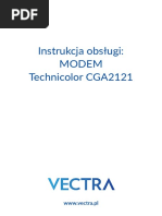 Technicolor Cga2121 Instrukcja | PDF