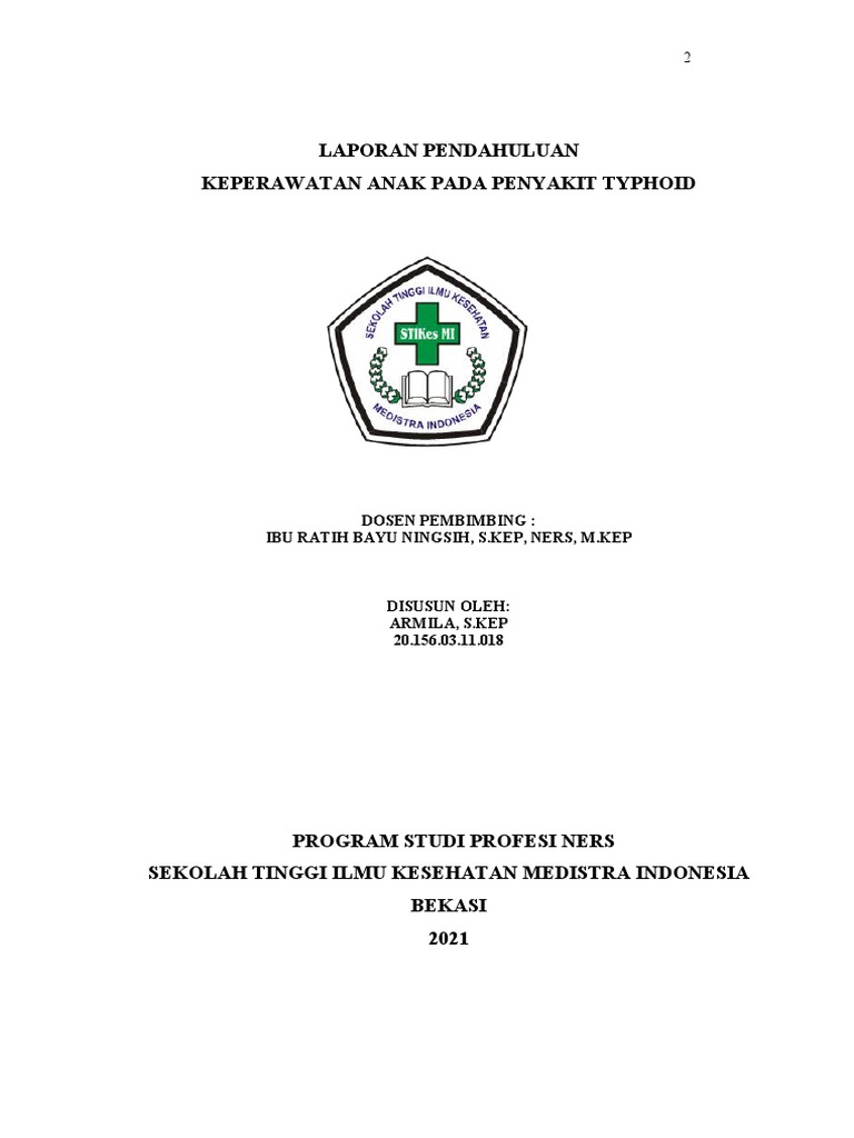 LP Demam Typhoid Armila | PDF