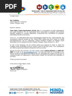 Letter To Brgy - Feeding Program | PDF