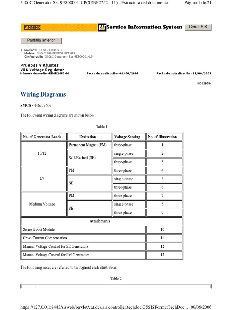 Wiring Diagrams: VR6 Voltage Regulator | PDF | Electric Generator ...