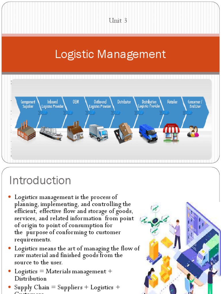 Logistic Management: Unit 3 | PDF | Logistics | Warehouse