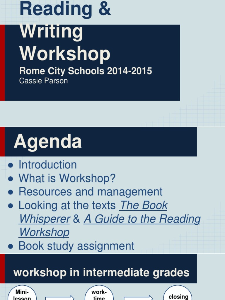 Nuts and Bolts 3-6 Day 1 - Workshop | PDF | Teachers | Writing