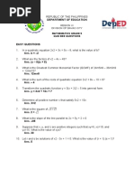 Review Material For Ncae | PDF | Teaching Mathematics